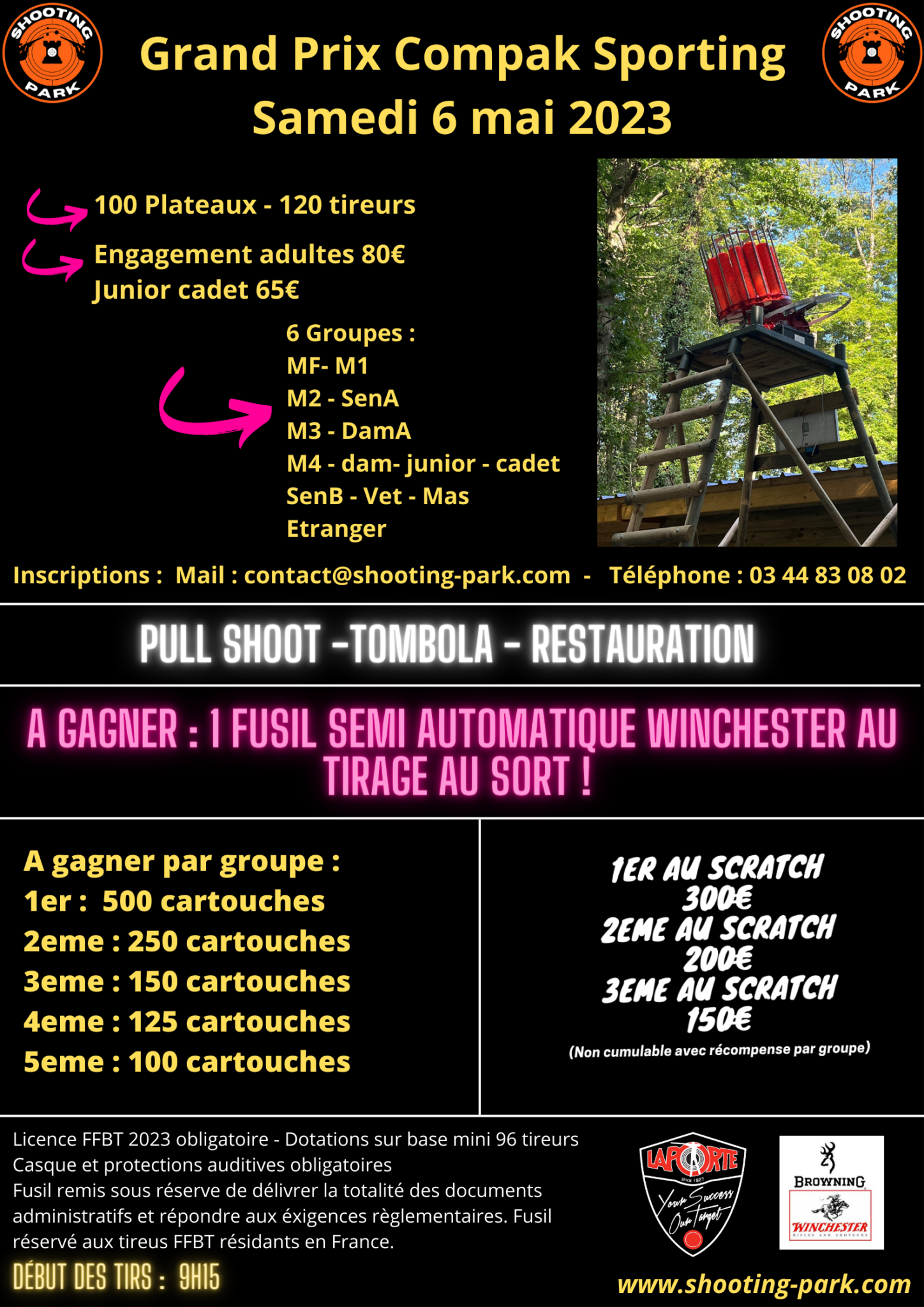 Grand prix Compak Sporting samedi 6 mai 2023 - Shooting Park