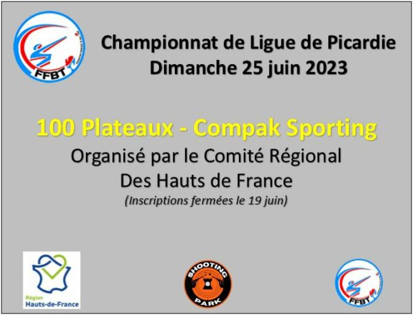 Championnat de Picardie - Dimanche 25 juin 2023 - Compak sporting ...
