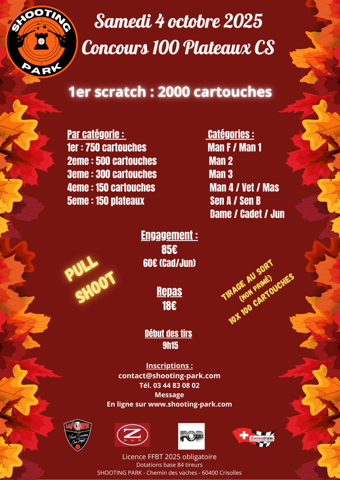 Concours 100 plateaux parcours de chasse